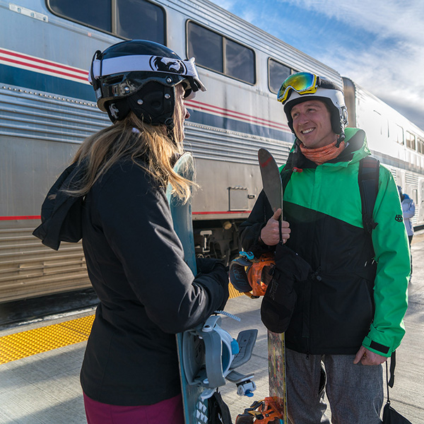 Amtrak's Popular Ski Train Travels From Denver to the Slopes
